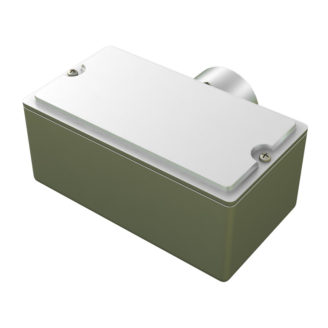 3d small electrical junction box model