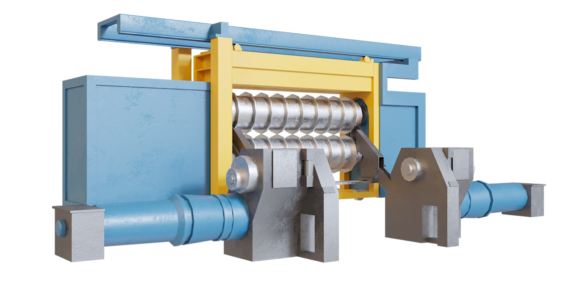 Metal Length Cutting Model - TurboSquid 1344098