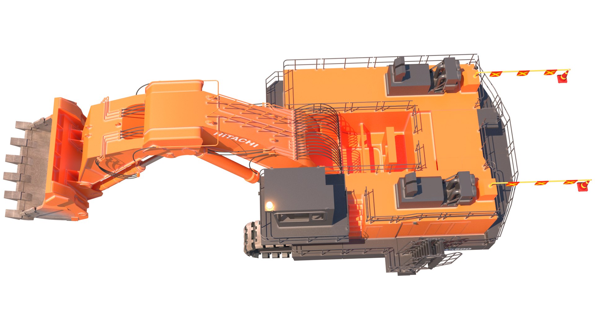 3D Hitachi EX5600 - TurboSquid 1835020