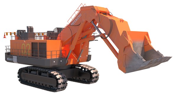 3D модель Hitachi EX5600 - TurboSquid 1835020