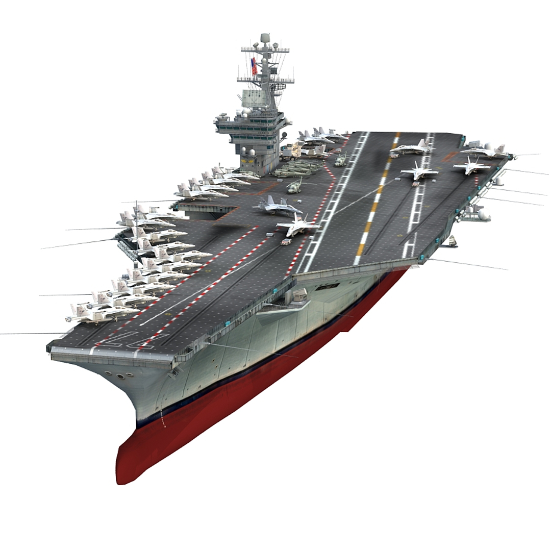 3d uss george h w bush model
