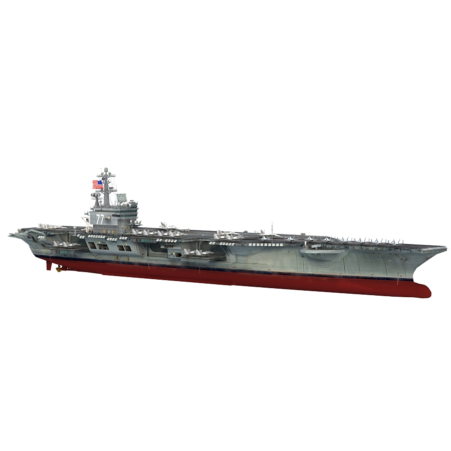 3d uss george h w bush model