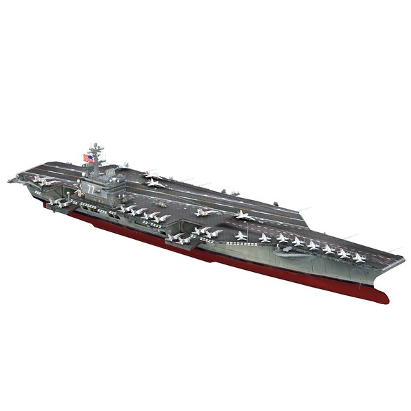 3d uss george h w bush model