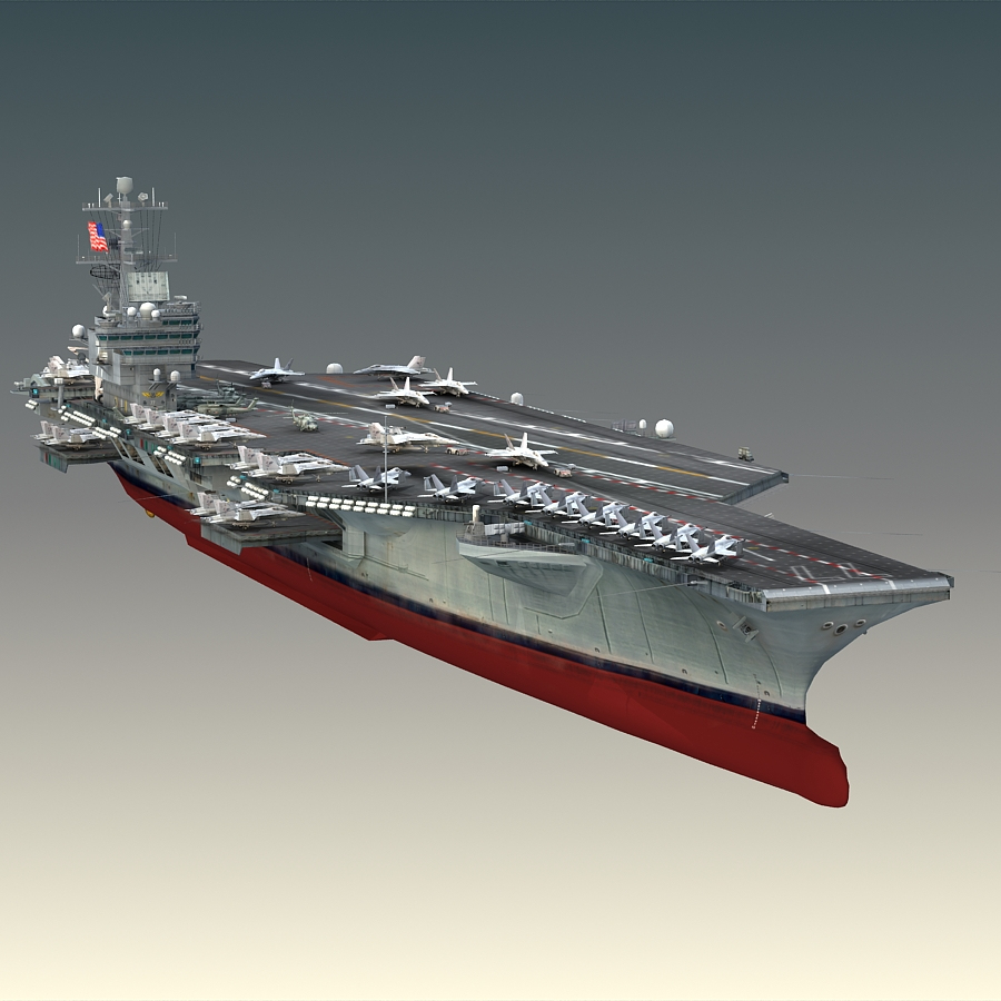 3d uss george h w bush model