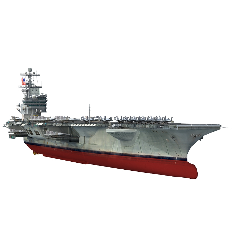 3d uss george h w bush model