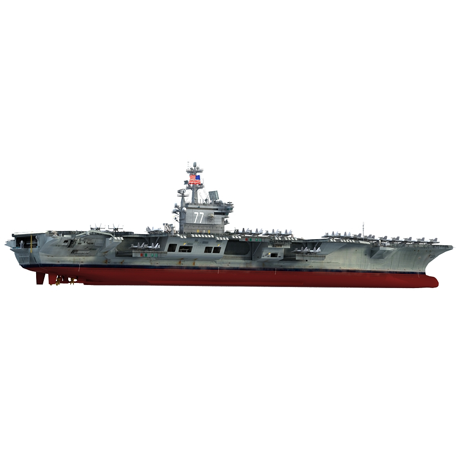 3d uss george h w bush model