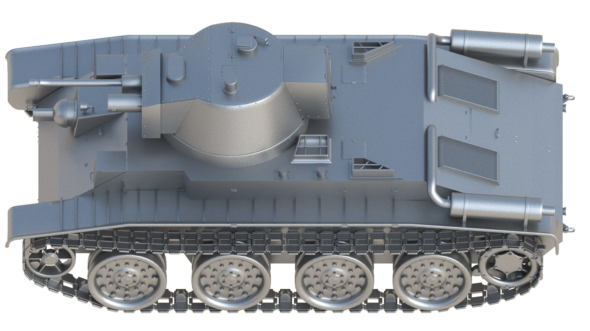 3D 10TP Polish Tank - TurboSquid 2260507