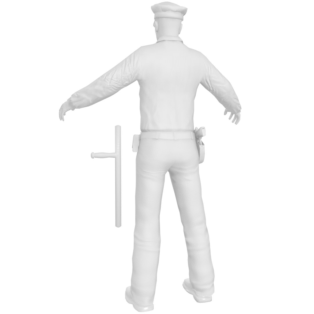 Man gun 3D model - TurboSquid 1353524