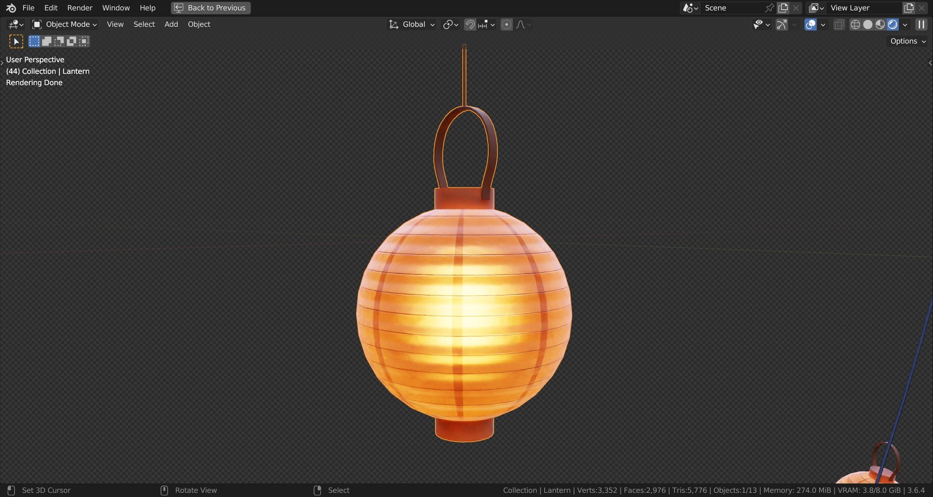 3D Hanging Paper Lanterns-Geometry Nodes Model - TurboSquid 2144949