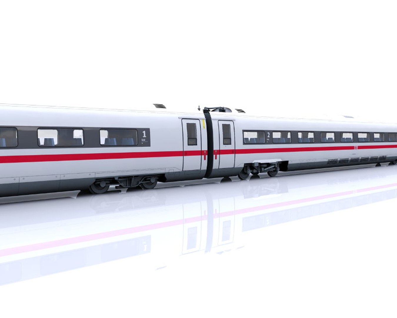 Train Ice 4 3d Model