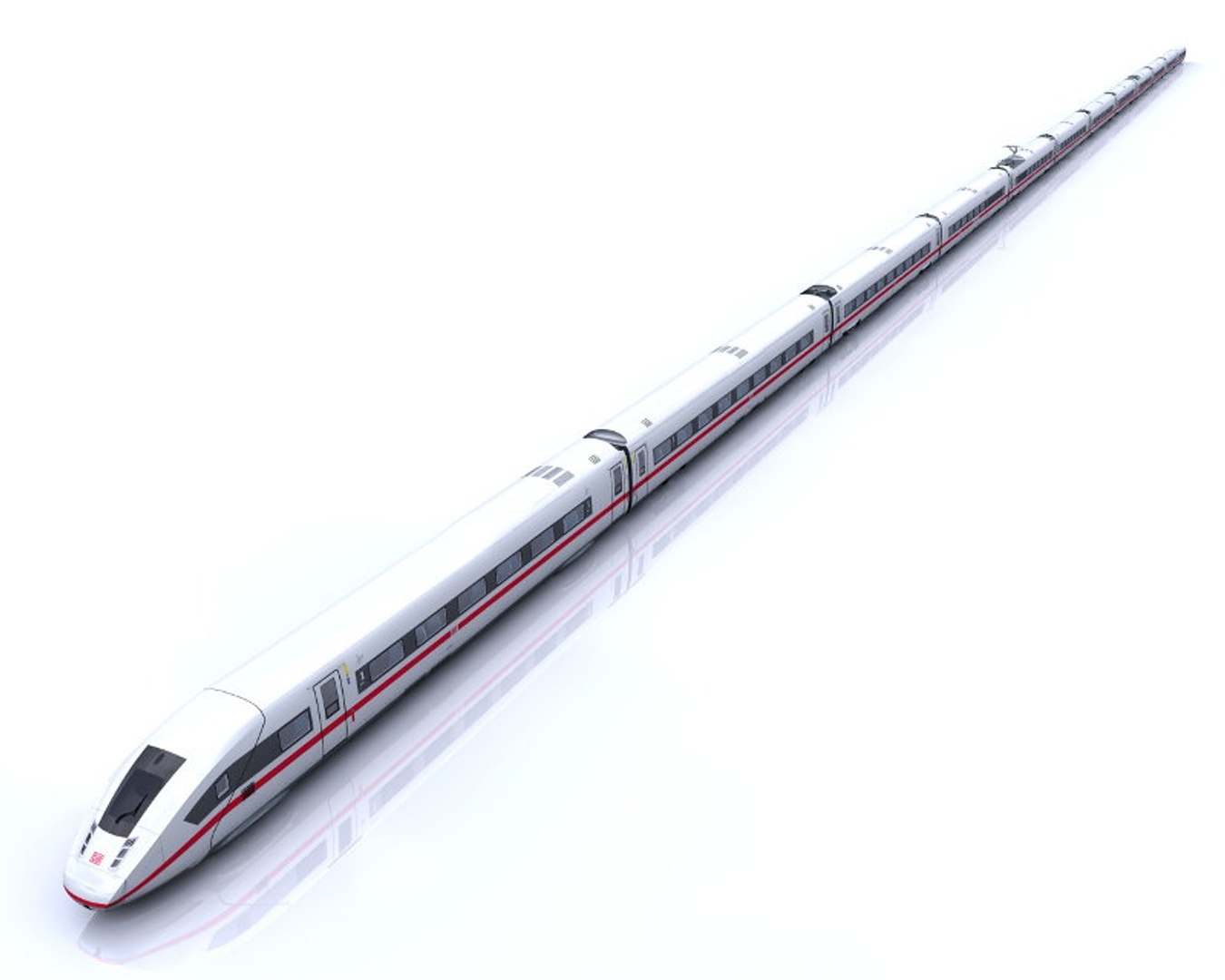 Train Ice 4 3d Model