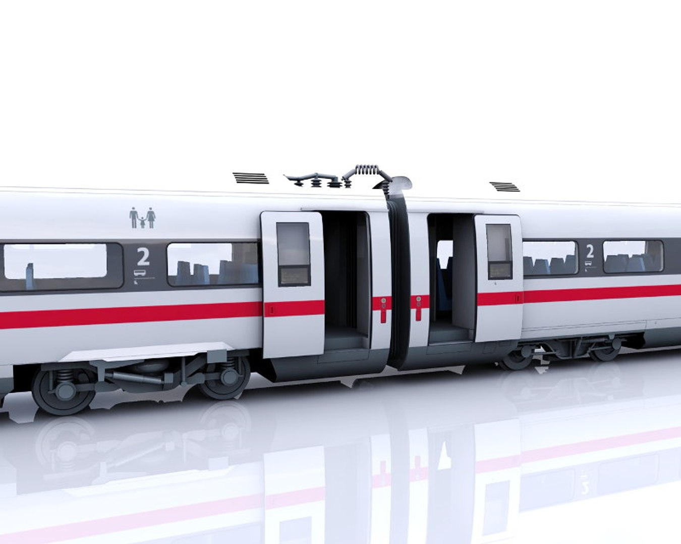 Train Ice 4 3d Model