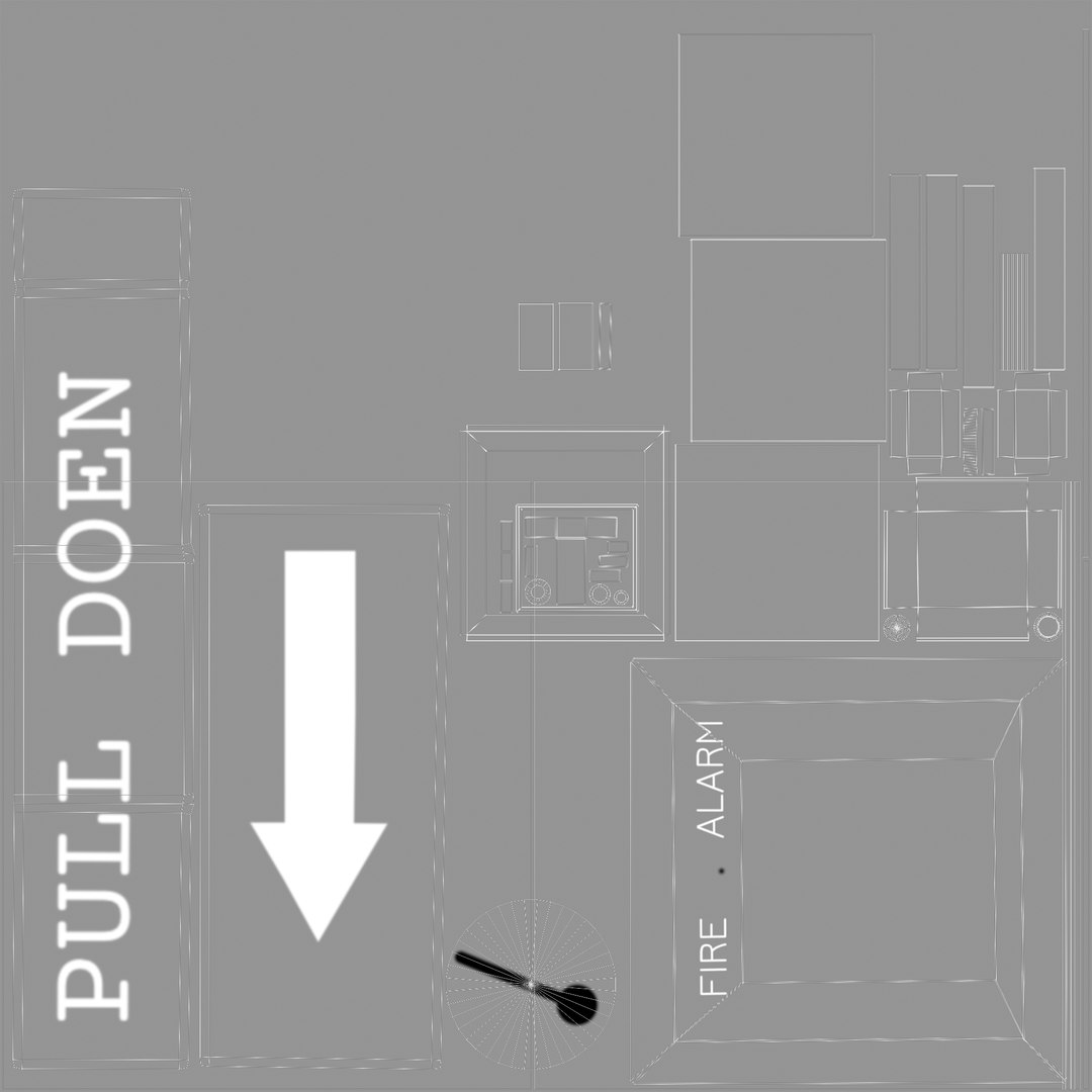Fire Alarm MCP 3D - TurboSquid 2258295