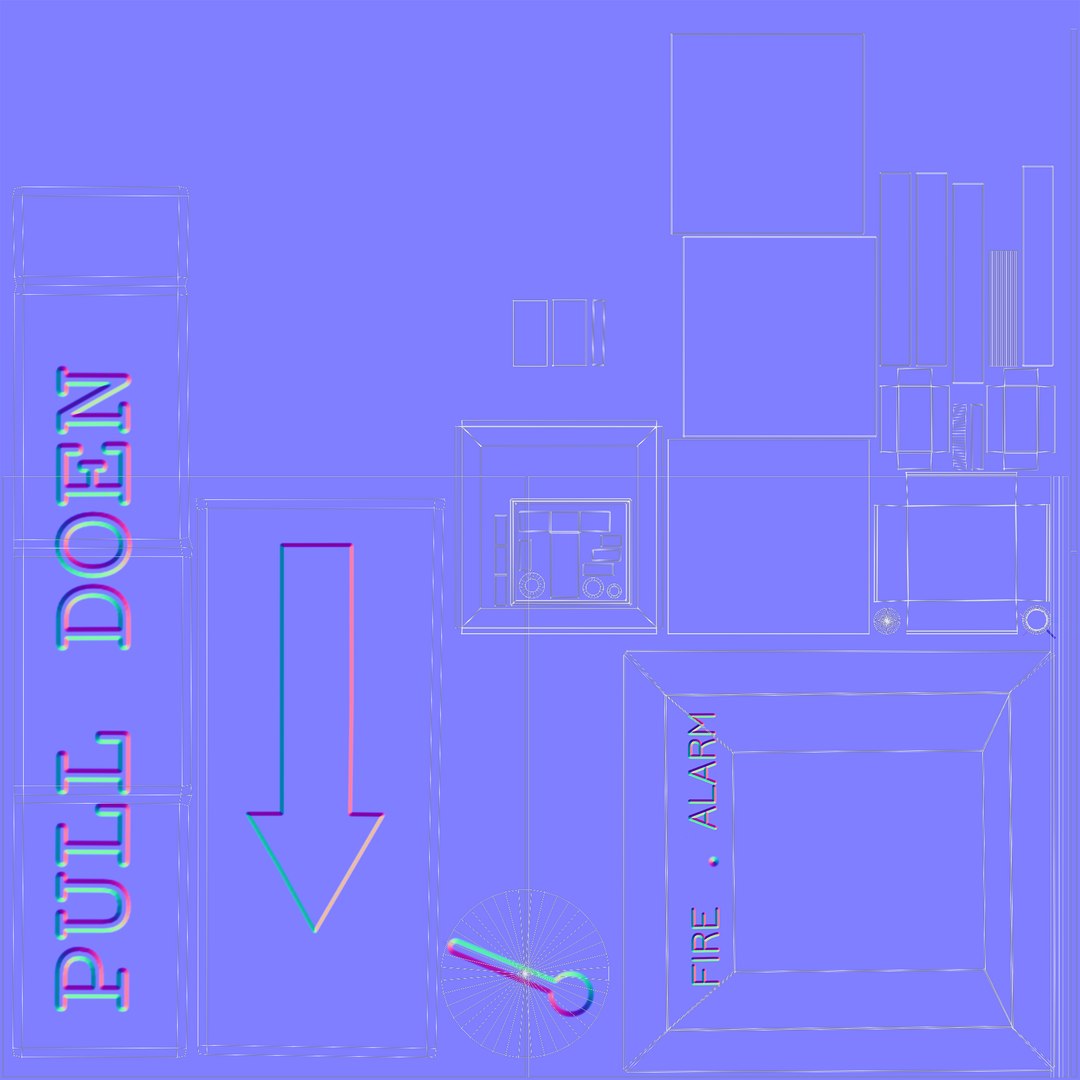 Fire Alarm MCP 3D - TurboSquid 2258295
