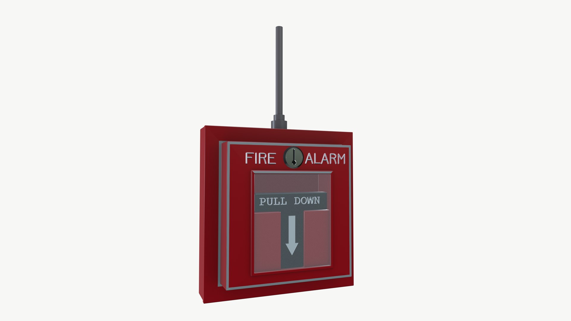 Fire Alarm MCP 3D - TurboSquid 2258295