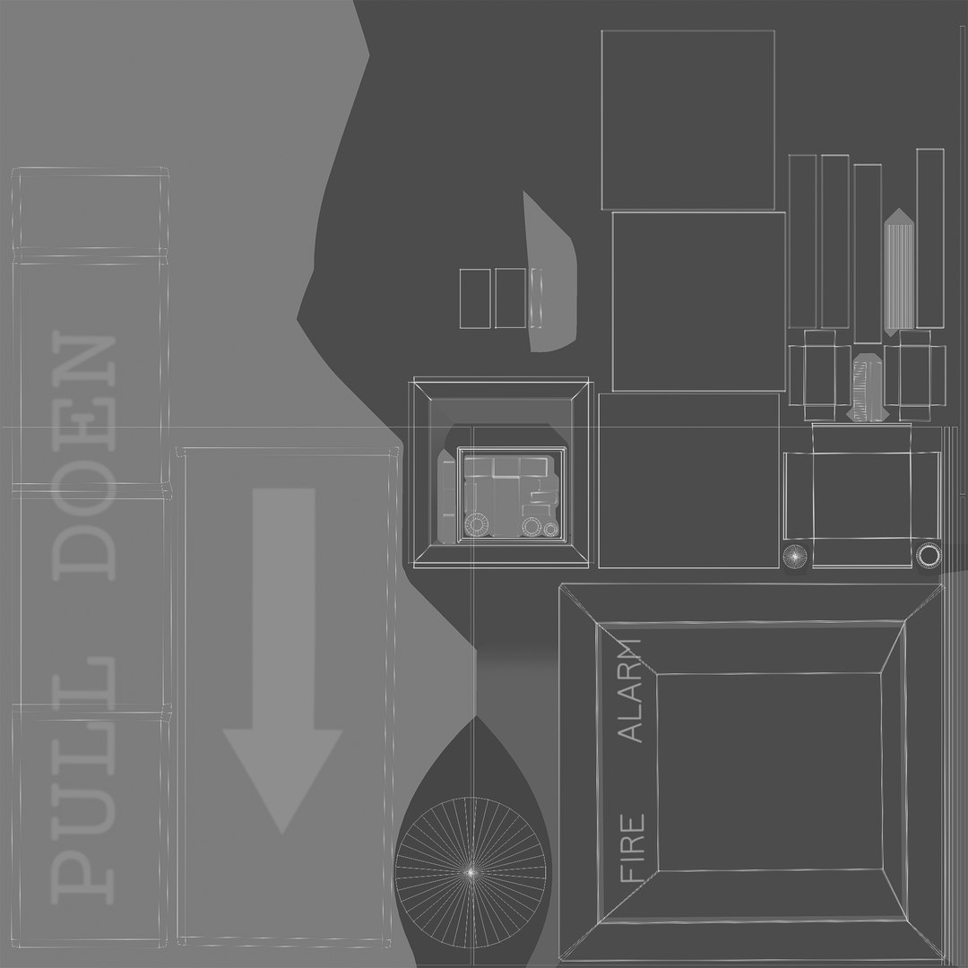 Fire Alarm MCP 3D - TurboSquid 2258295