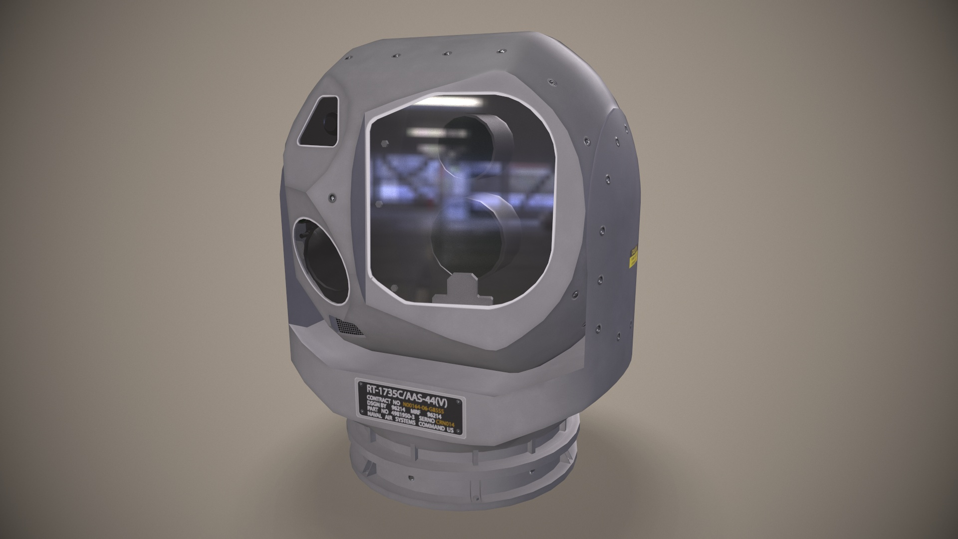 3D Aircraft FLIR Camera AAS-44 Model - TurboSquid 1995229