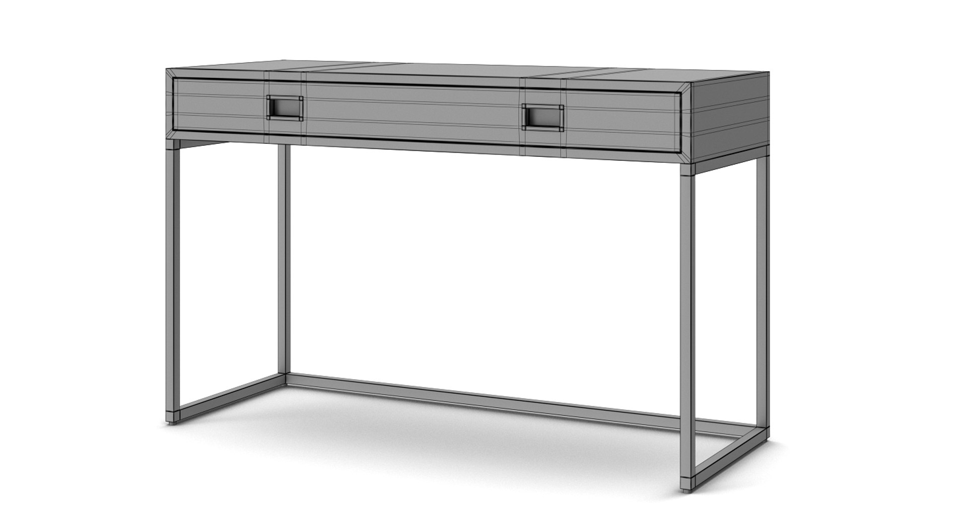 3D Restoration Hardware Avalon Desk - TurboSquid 1158378