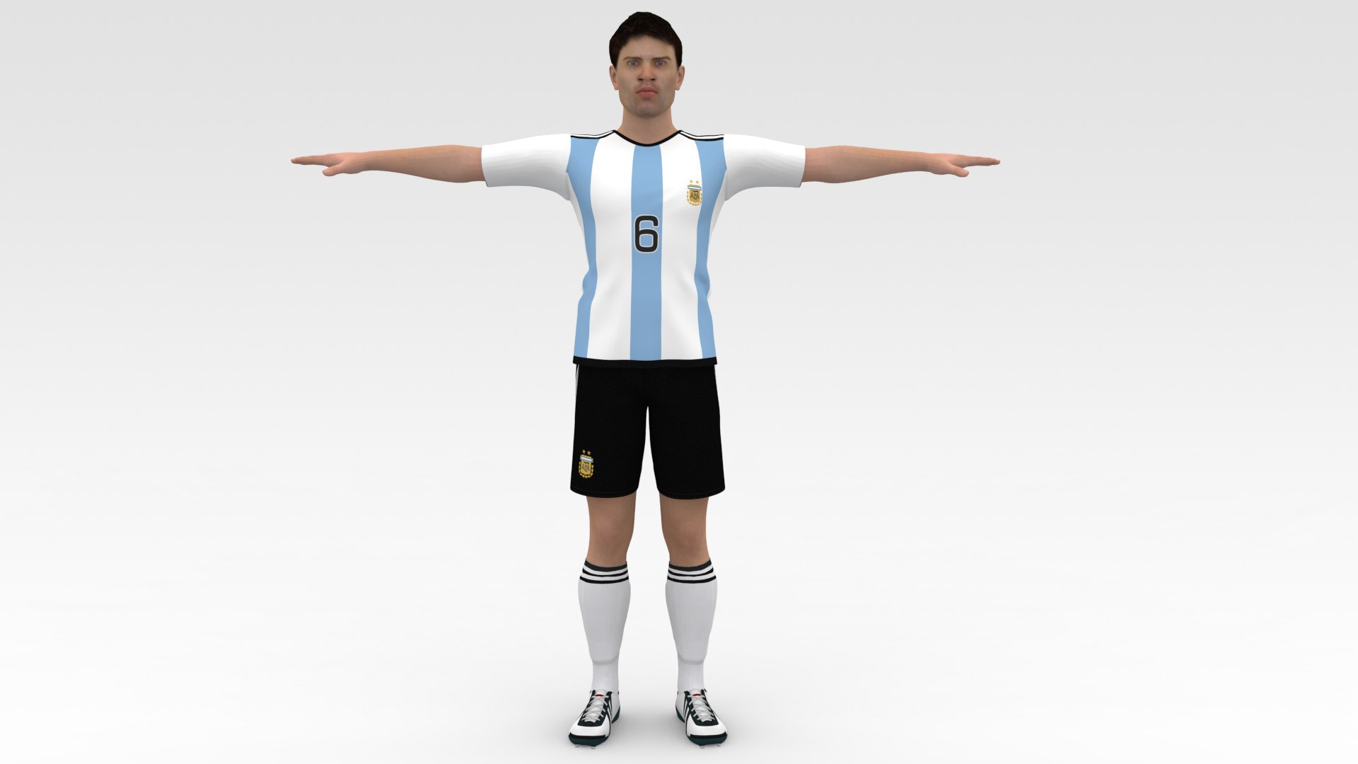 3D Soccer Player Model - TurboSquid 2322848