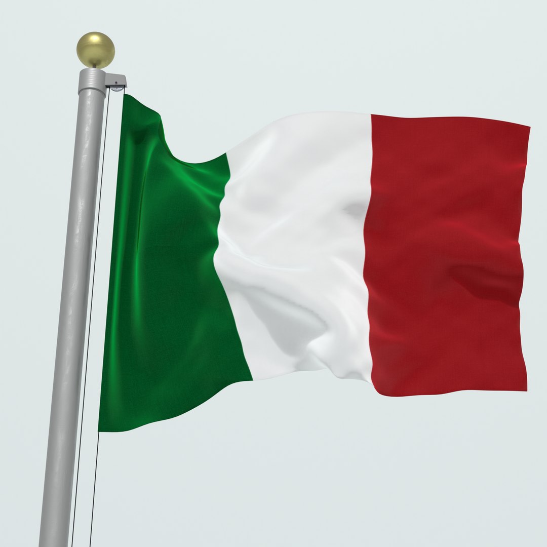 ITALY FLAG 3D - TurboSquid 1820602
