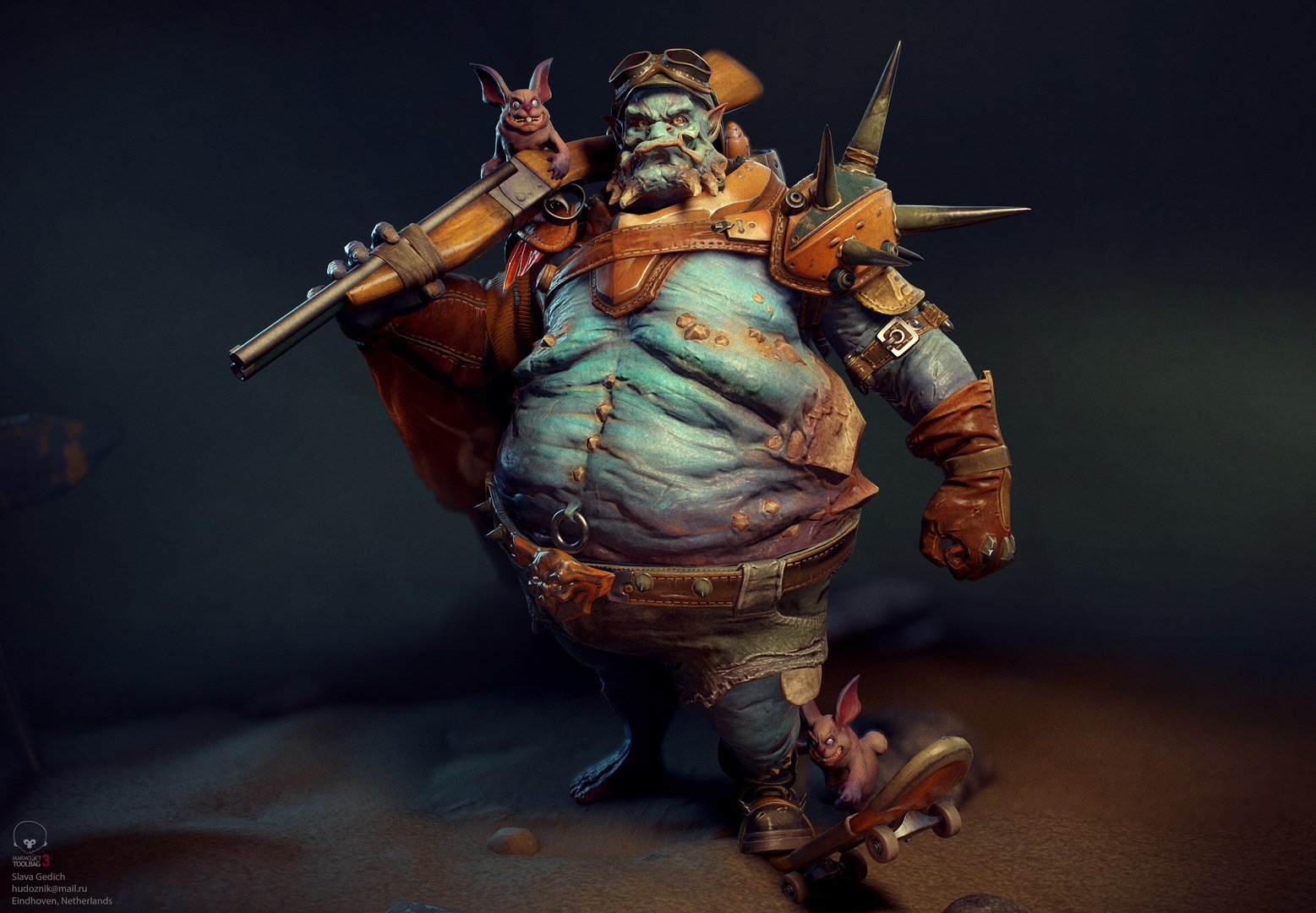 Crasus Character 3D Model - TurboSquid 1332973