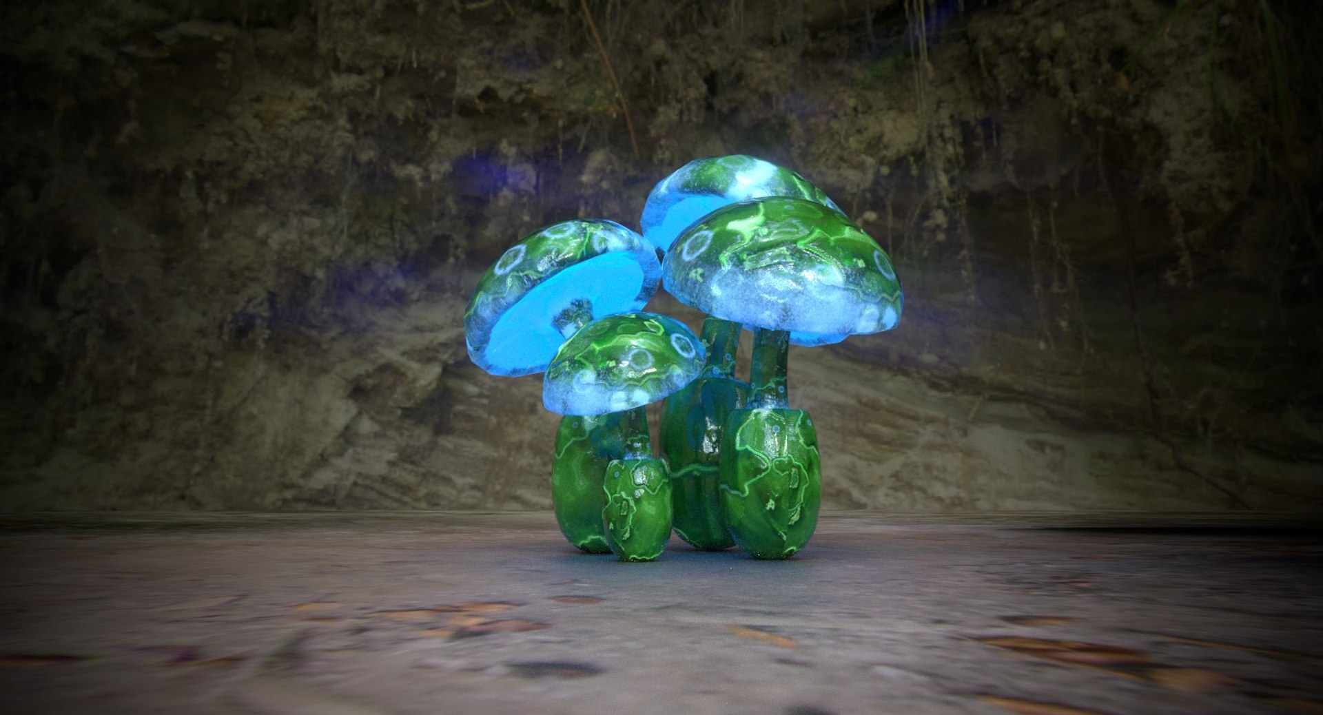 Mushrooms Model - TurboSquid 1389446