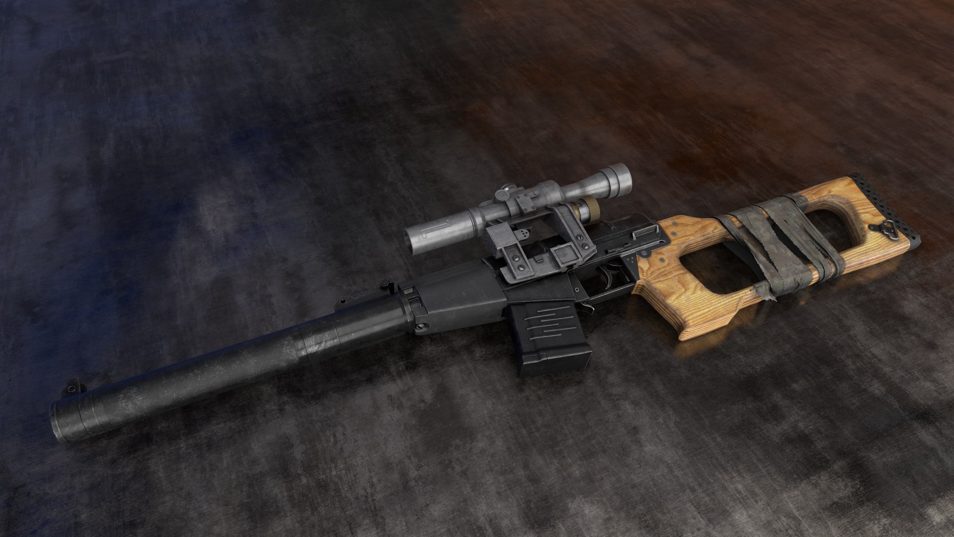 VSS Vintorez 3D - TurboSquid 2000998