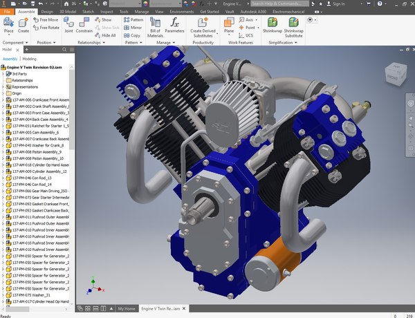 Engine v 3D model - TurboSquid 1654491