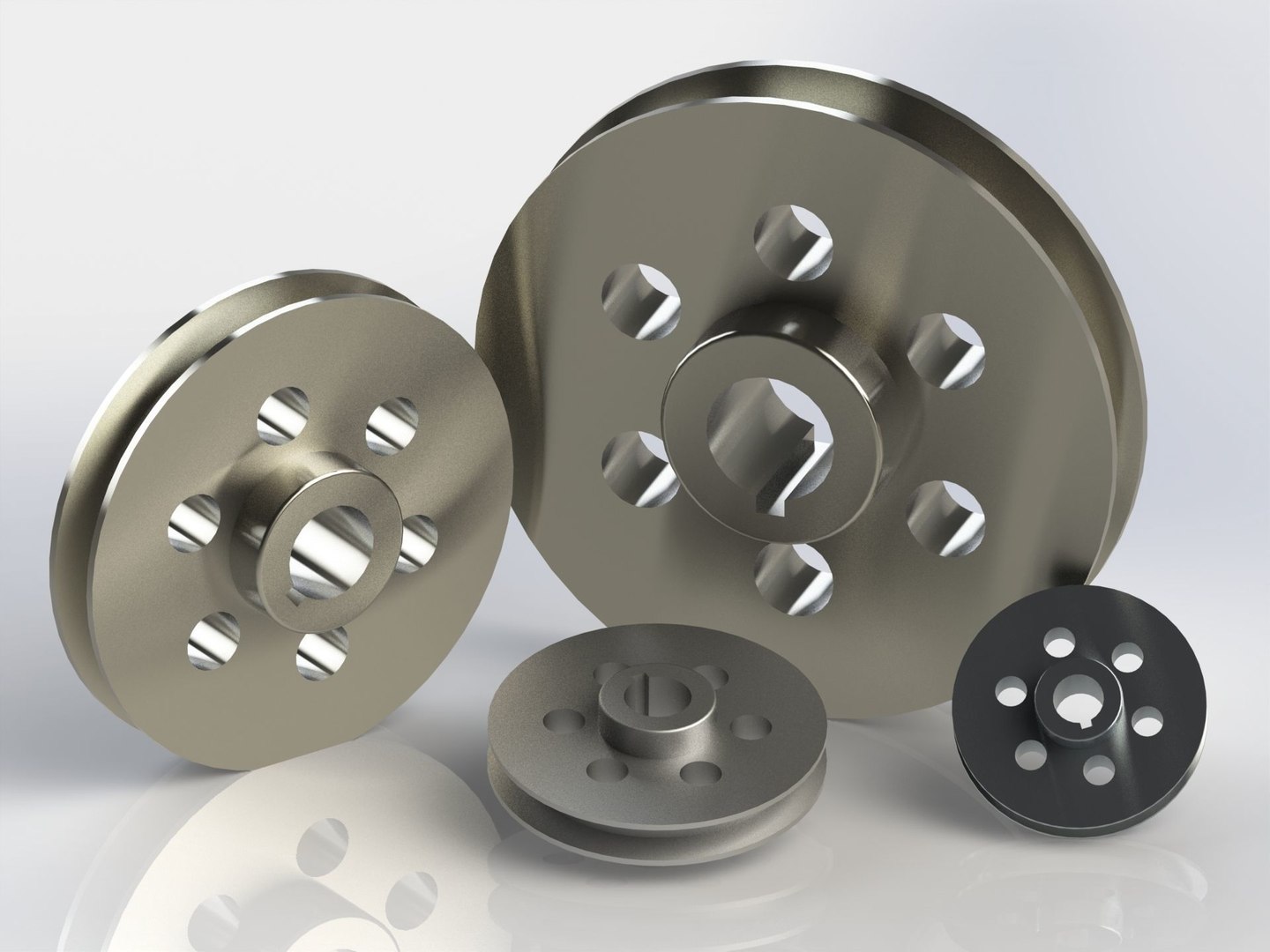 Pulleys 3D - TurboSquid 1833723