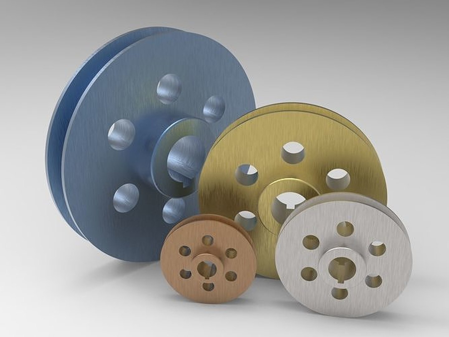 Pulleys 3D - TurboSquid 1833723