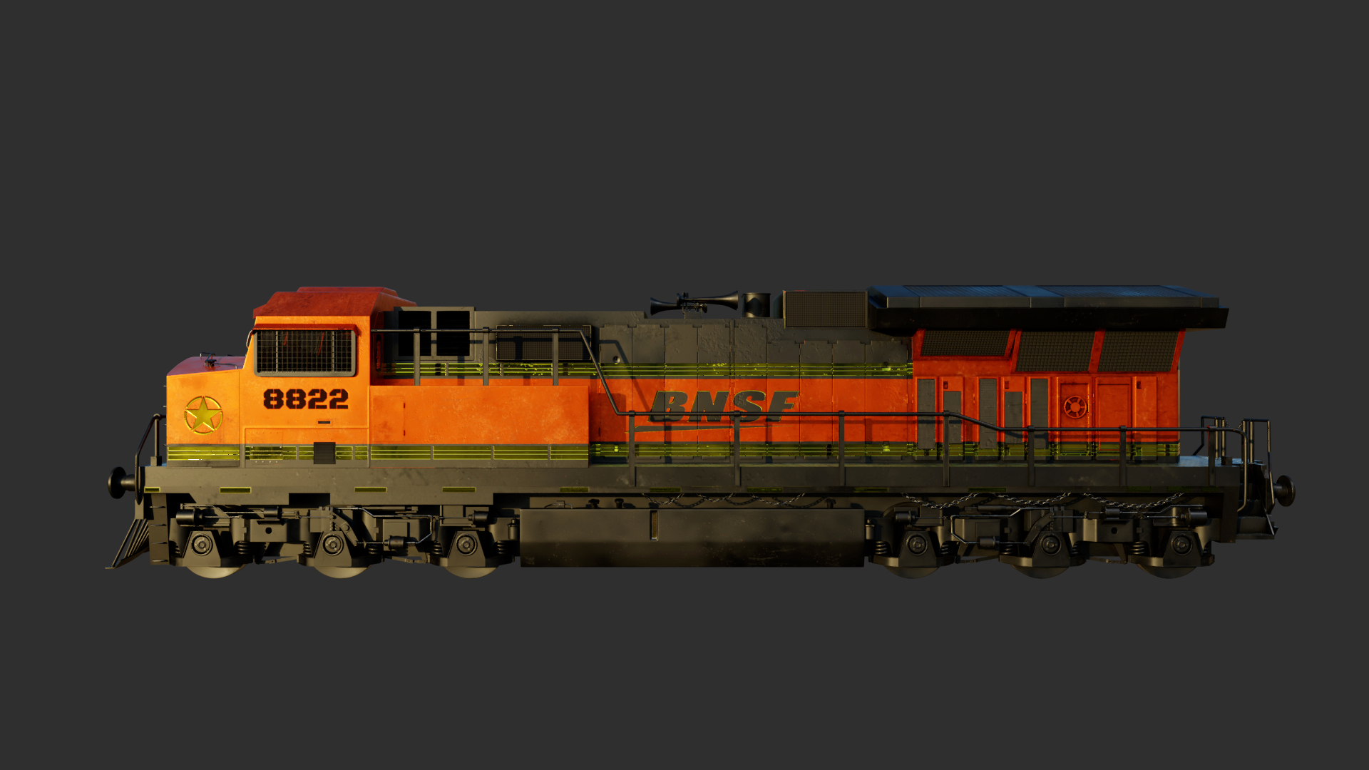 3D Train Diesel Locomotive Model - TurboSquid 1719028