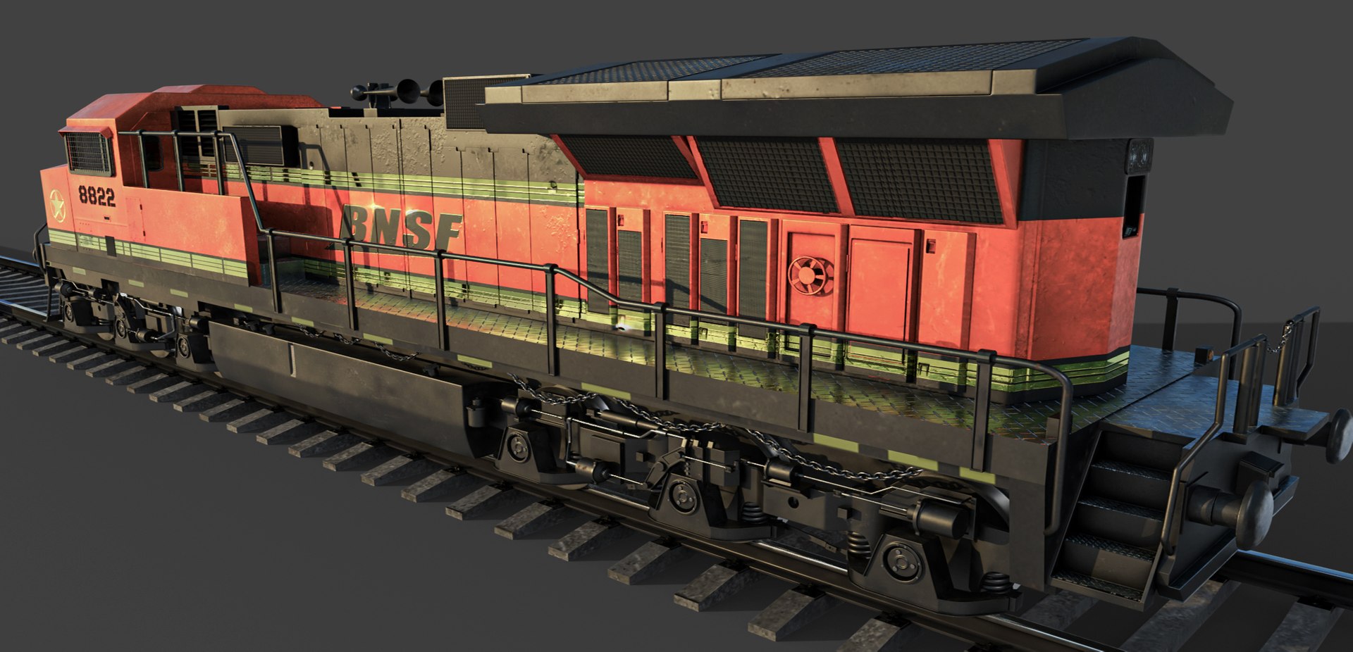 3D Train Diesel Locomotive Model - TurboSquid 1719028