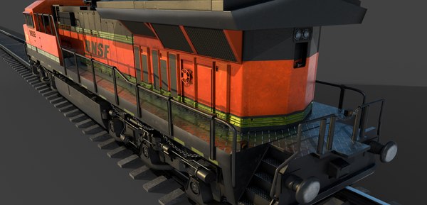 3D Train Diesel Locomotive model - TurboSquid 1719028
