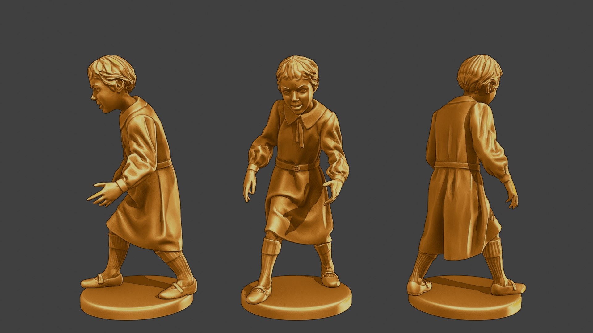 Ww2 Casual Girl CG1 002 Model - TurboSquid 1934788