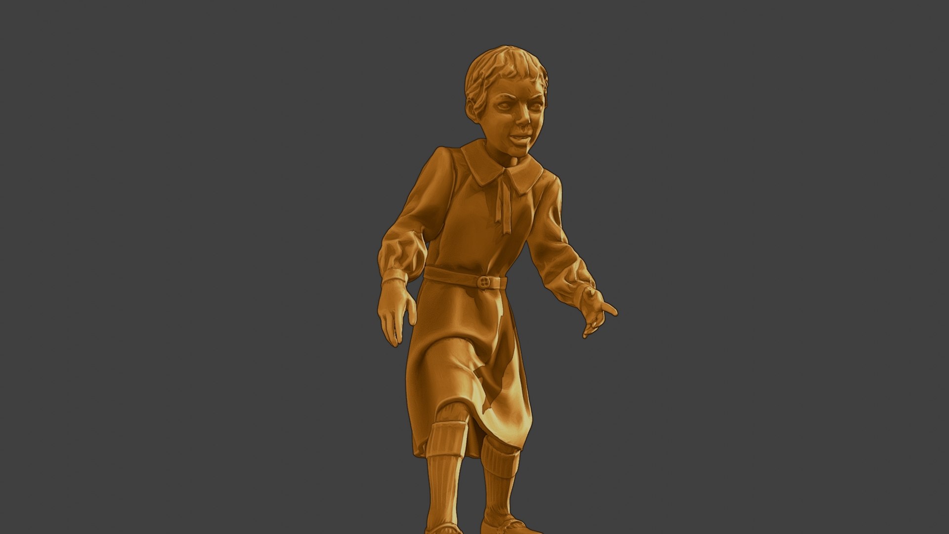 Ww2 Casual Girl CG1 002 Model - TurboSquid 1934788