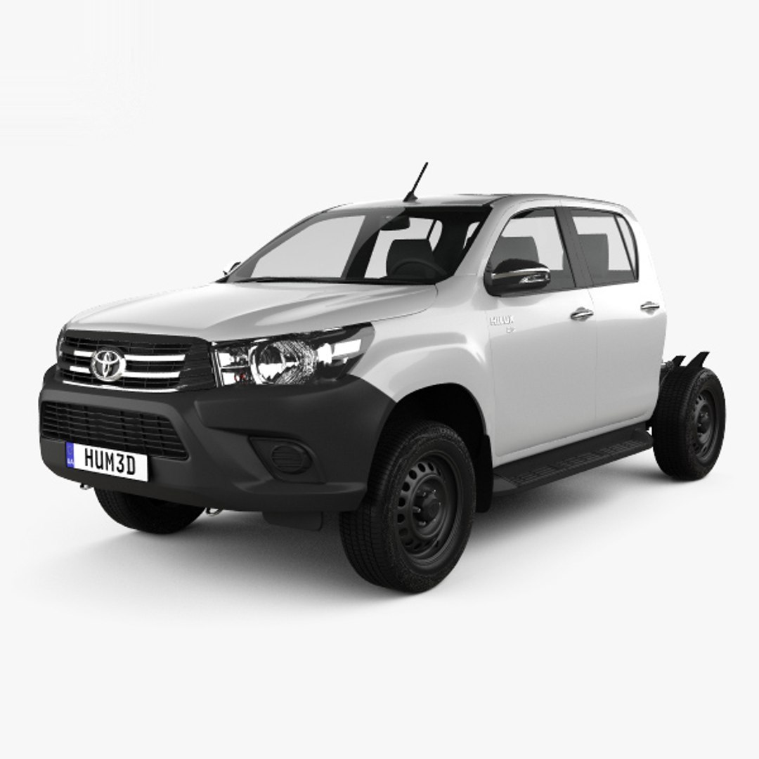 Chassi de cabine dupla Toyota Hilux 2015 Modelo 3D - TurboSquid 1448827