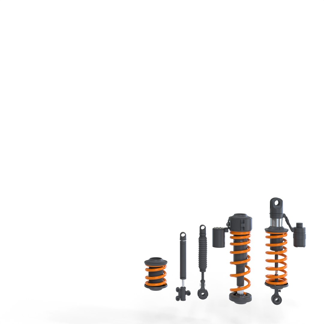 Shock absorber 3D model - TurboSquid 2182167