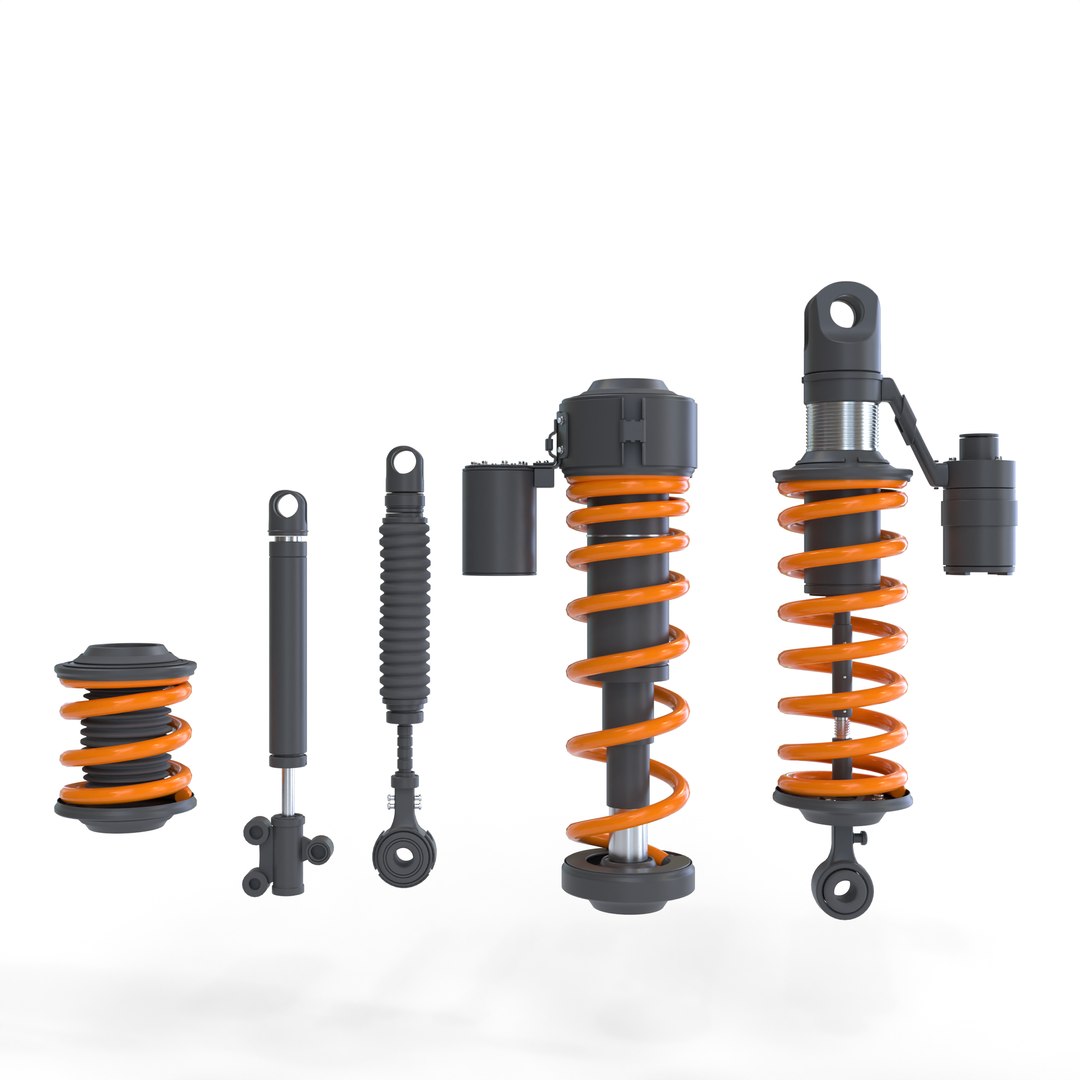 Shock absorber 3D model - TurboSquid 2182167