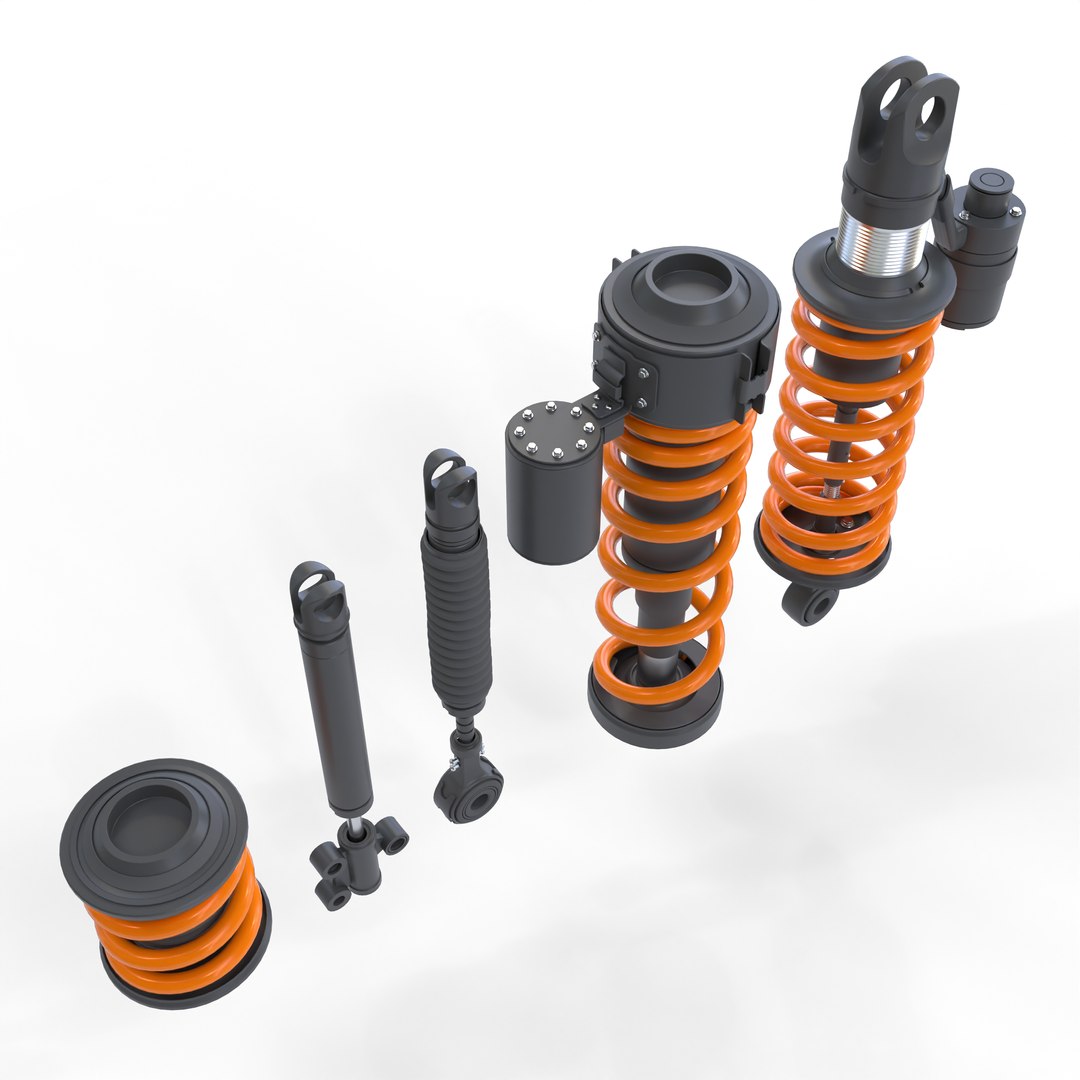 Shock absorber 3D model - TurboSquid 2182167
