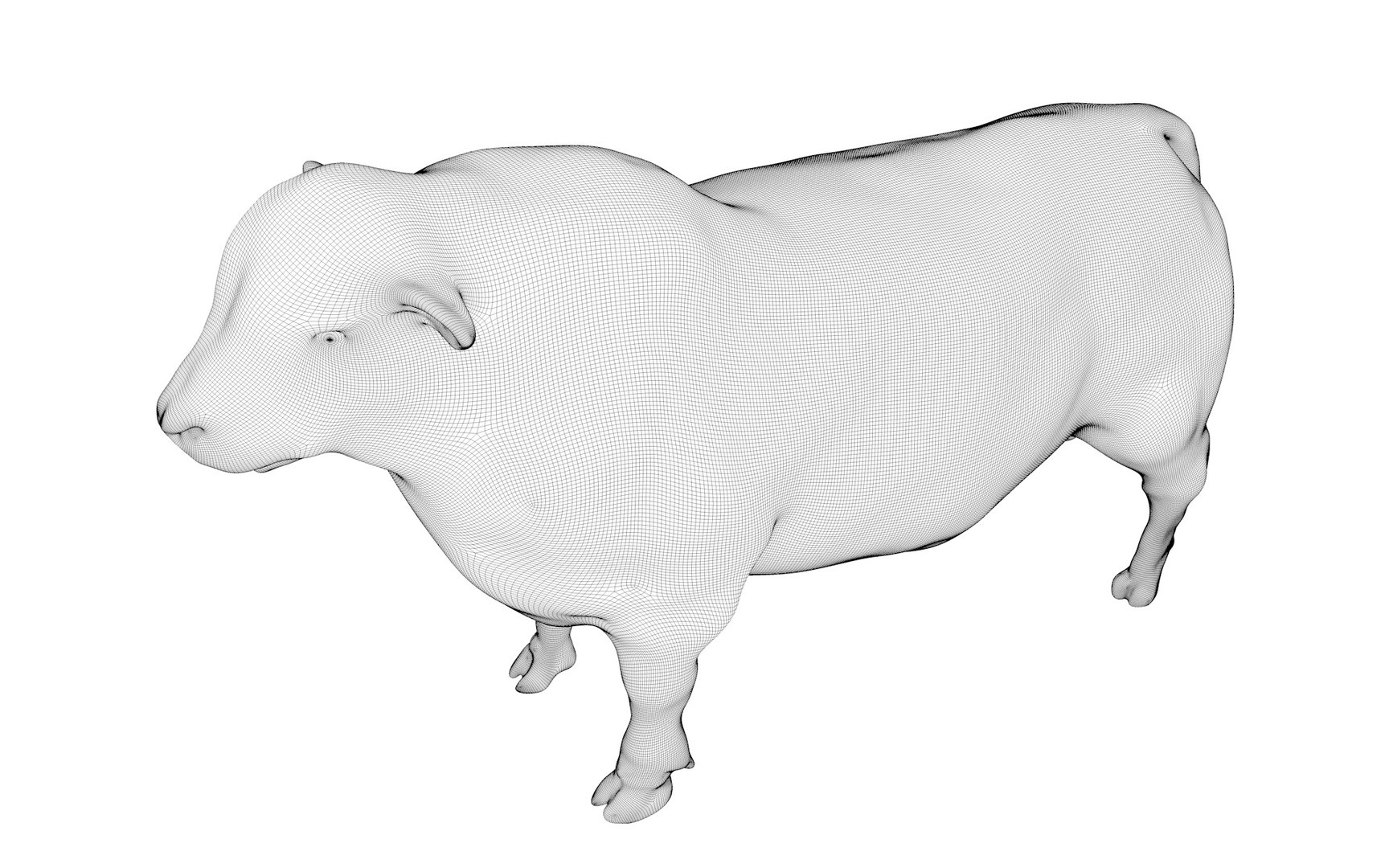 3D RED ANGUS L2046 Model - TurboSquid 2149065