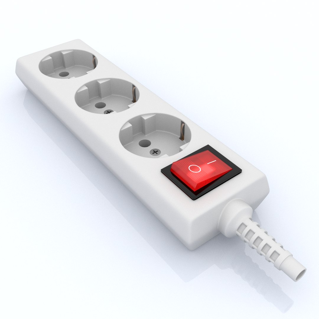 3d Power Distribution Socket Model