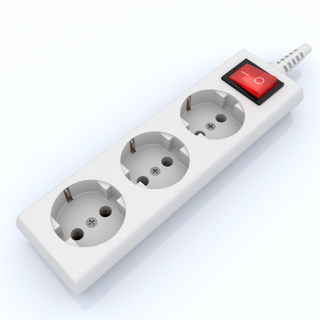 3d Power Distribution Socket Model