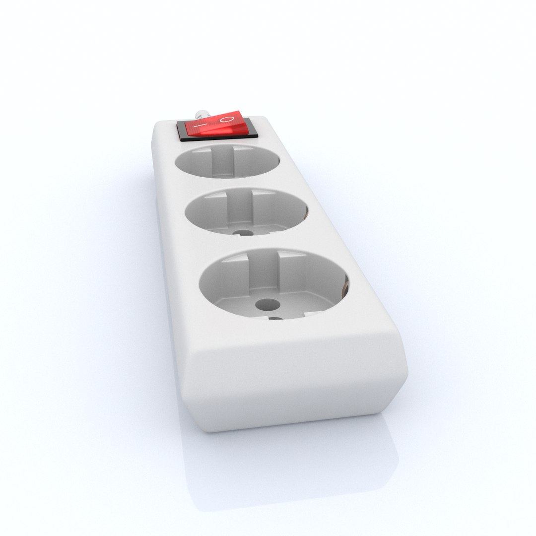 3d Power Distribution Socket Model