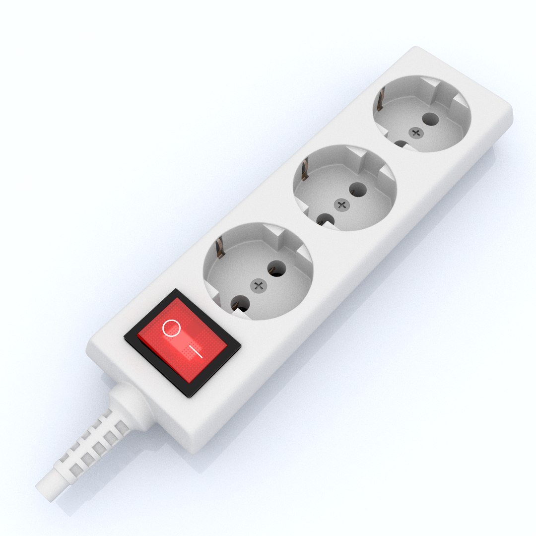 3d Power Distribution Socket Model