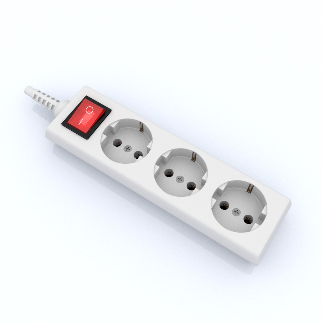 3d Power Distribution Socket Model