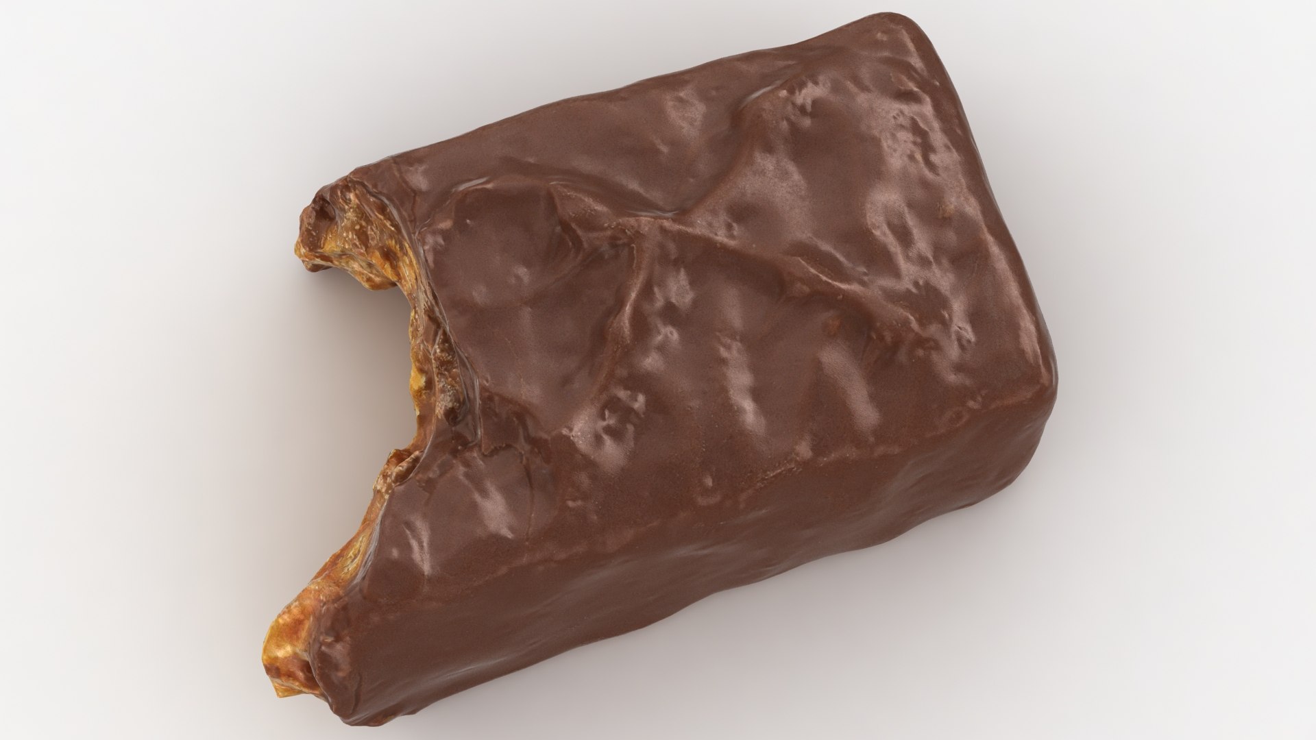 Snickers Chocolate Bar Bitten 3D model - TurboSquid 1722729