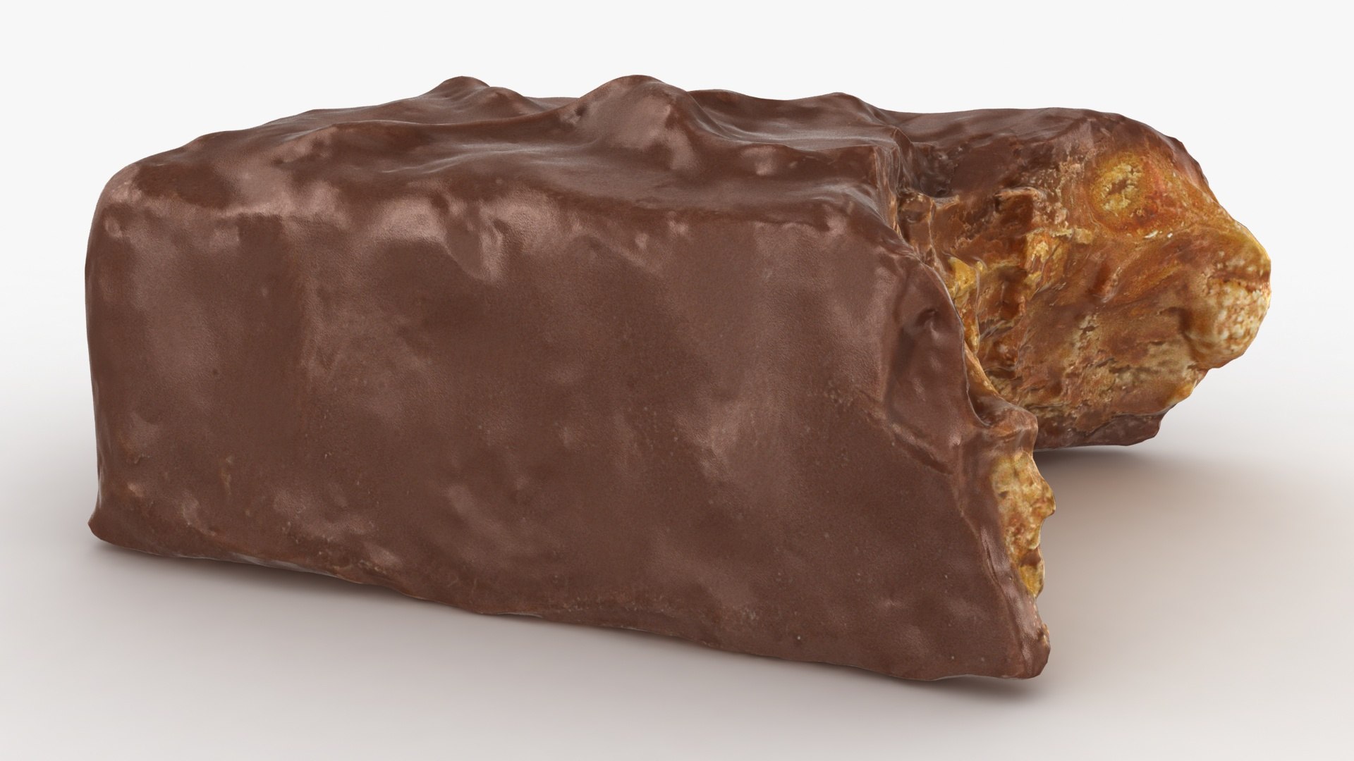 Snickers Chocolate Bar Bitten 3D Model - TurboSquid 1722729