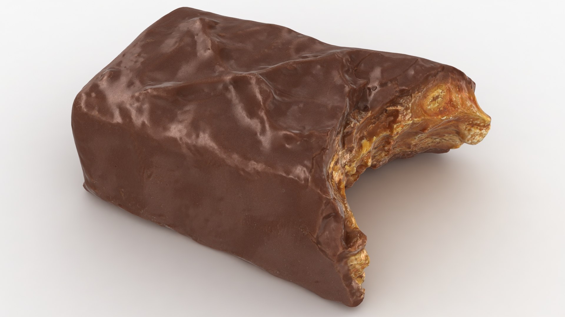 Snickers Chocolate Bar Bitten 3D model - TurboSquid 1722729