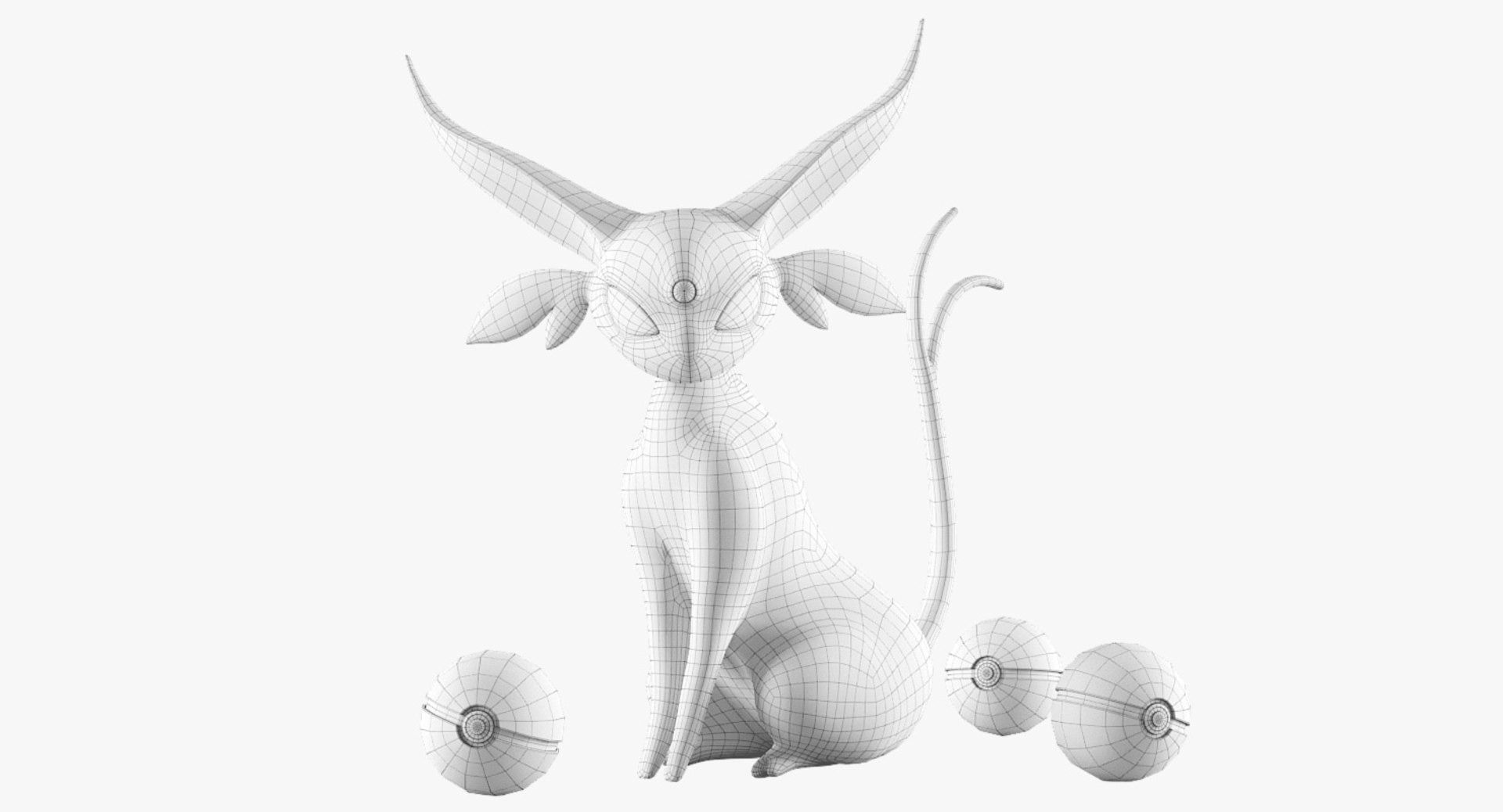 Espeon pokemon 3D model | 1144105 | TurboSquid