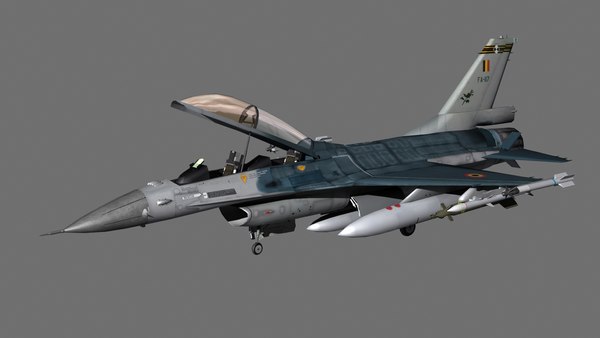 F-16 Different Variants 3D model - TurboSquid 1928603